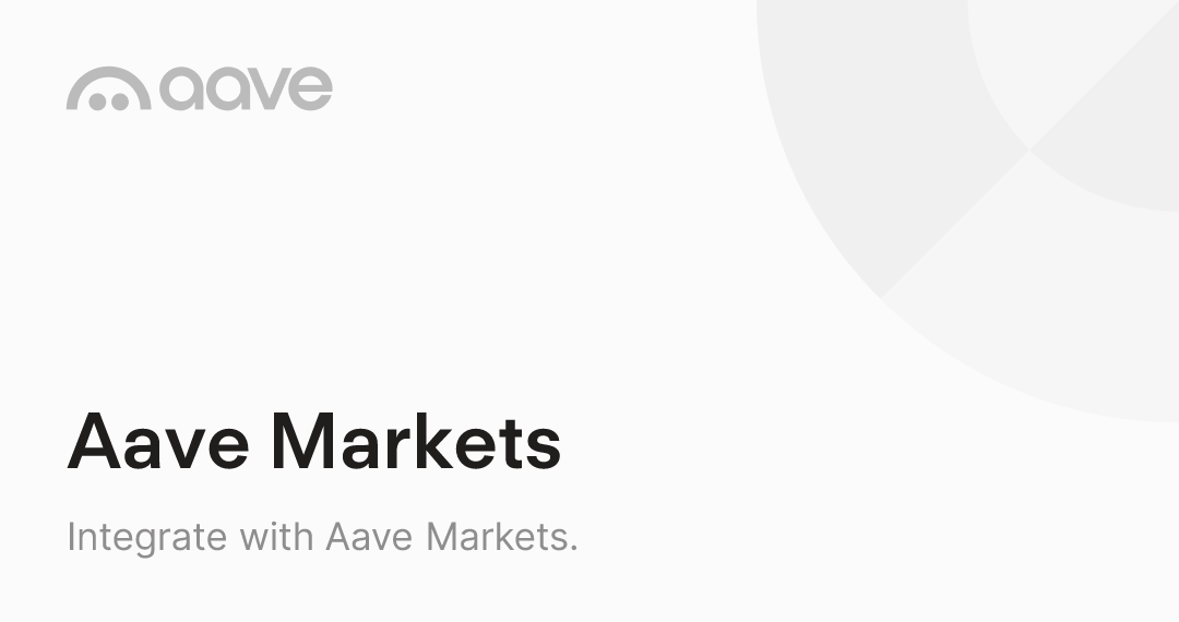 Aave Markets | Aave Protocol Documentation