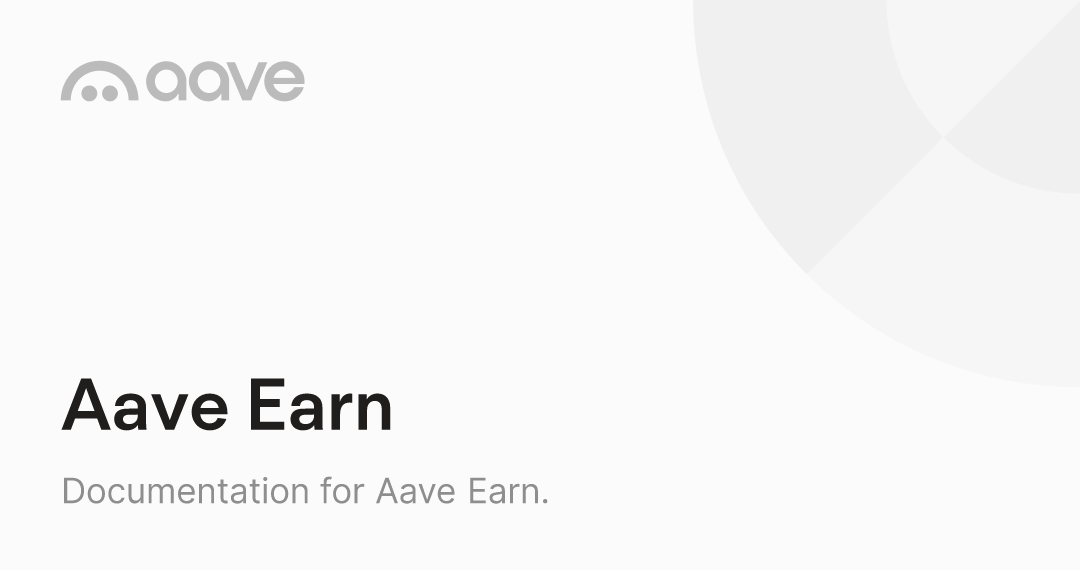 Aave Earn | Aave Protocol Documentation